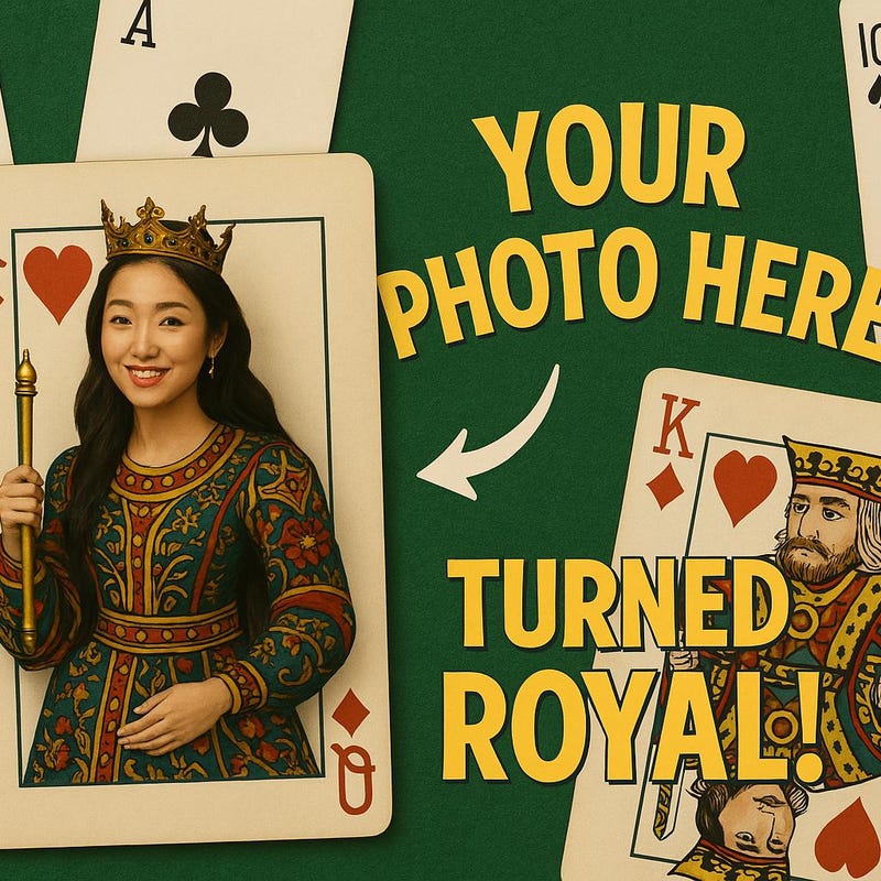 Playing Cards Face Cards - Etsy