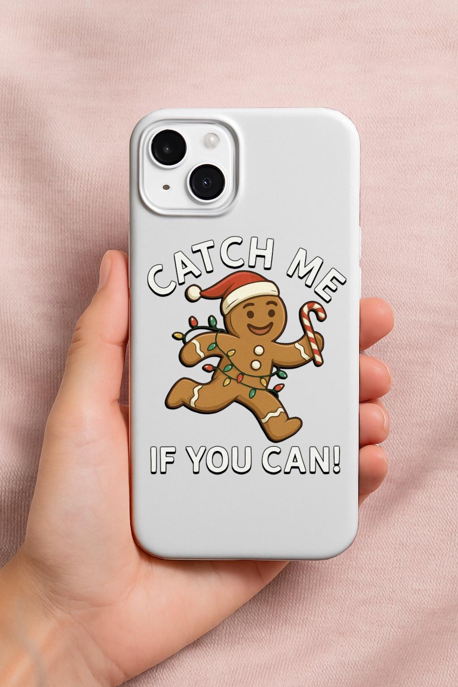 Catch Me If You Can Gingerbread PNG • Cute Christmas Cookie Clipart ...