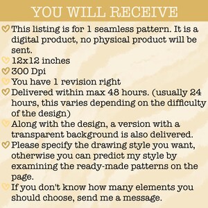 Custom Seamless Digital Pattern, Digital Paper, Custom Patterns, Custom ...