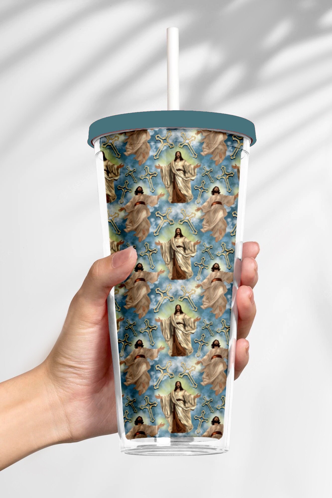 Faith Jesus Christ Seamless Digital Pattern, Digital Paper, Jesus ...