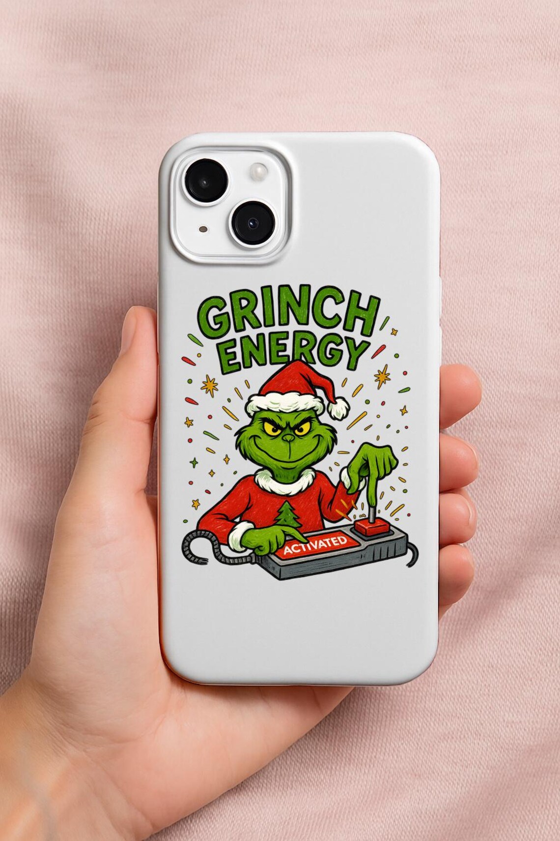 Mean Green Holiday Energy PNG – Funny Christmas Clipart for Sassy Vibes ...