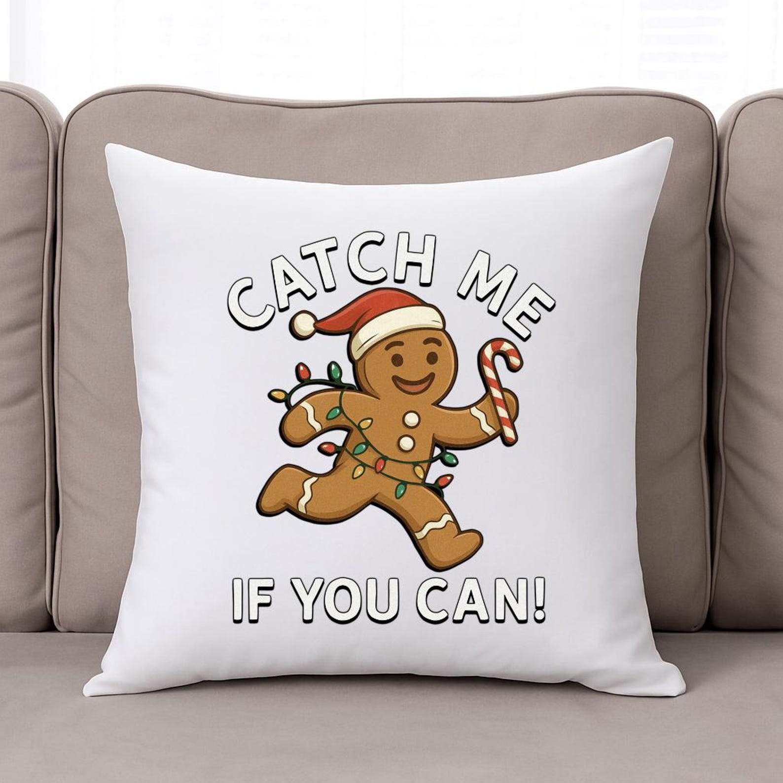 Catch Me If You Can Gingerbread PNG • Cute Christmas Cookie Clipart ...