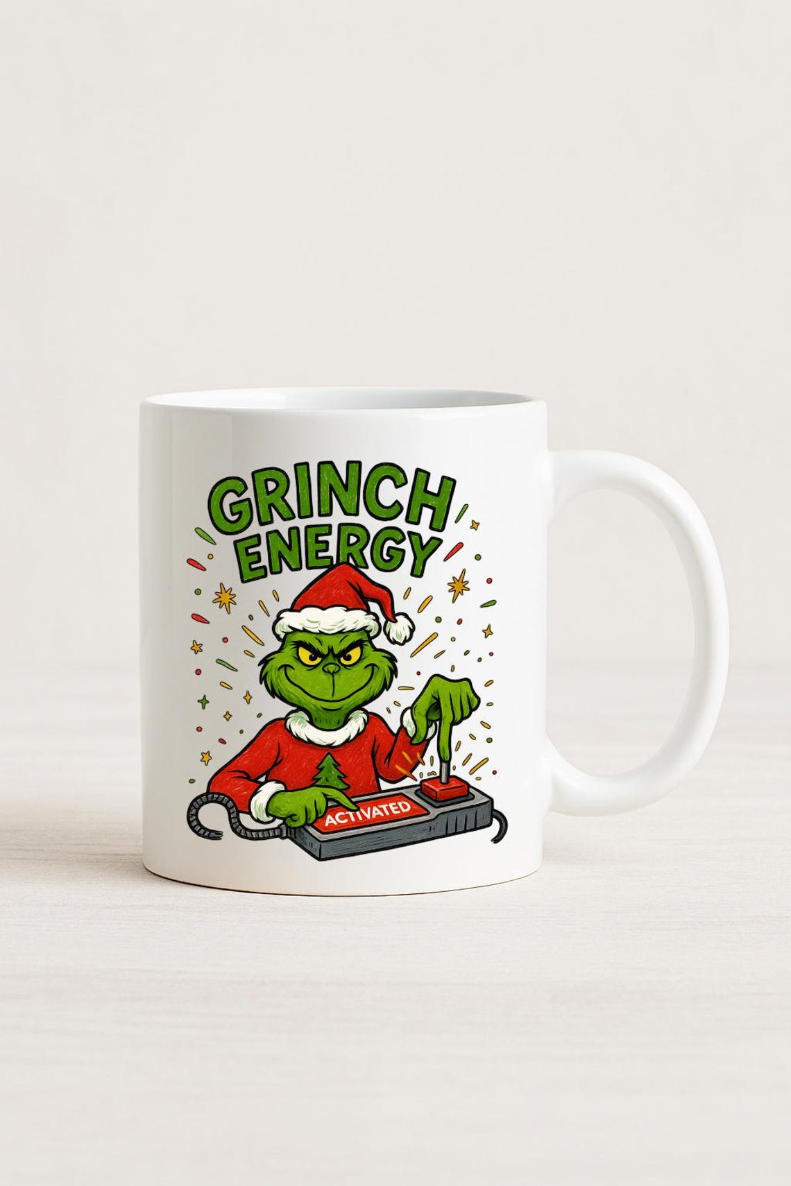 Mean Green Holiday Energy PNG – Funny Christmas Clipart for Sassy Vibes ...