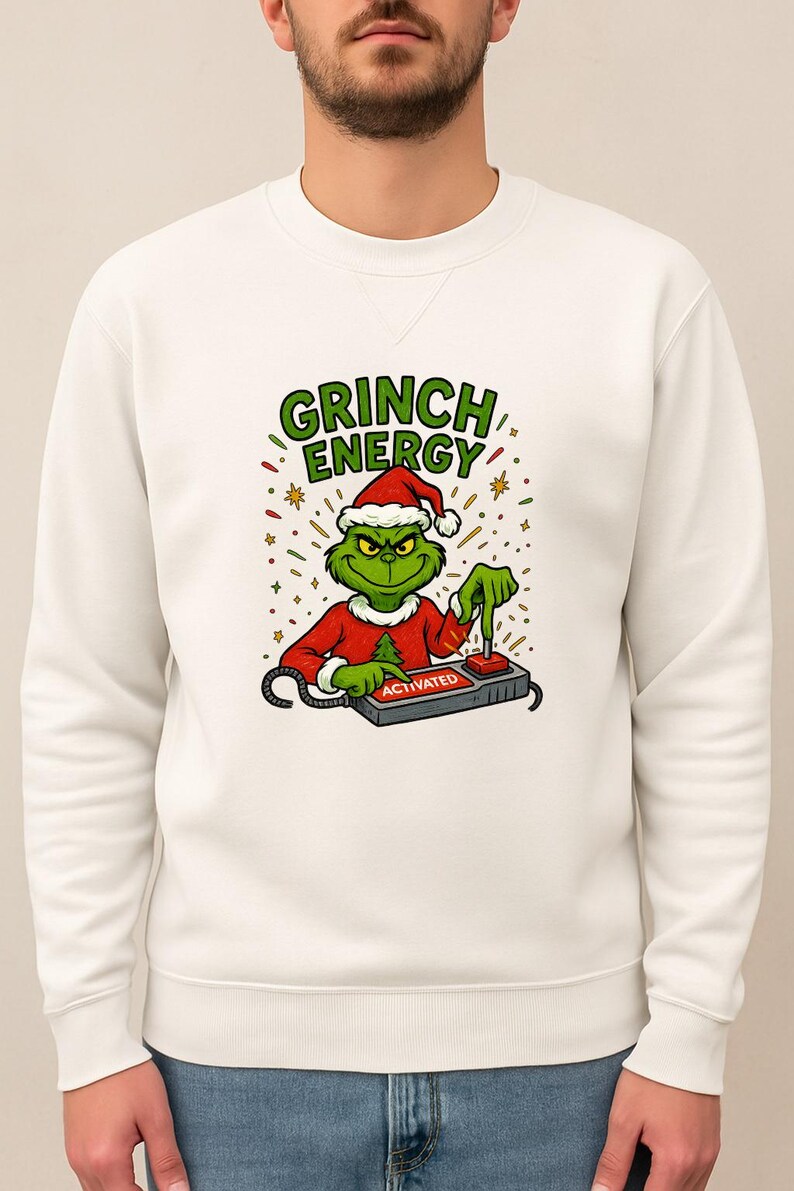 Mean Green Holiday Energy PNG – Funny Christmas Clipart for Sassy Vibes ...