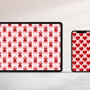 100 Boho Valentine's Day Seamless Digital Papers, Printable Valentine ...