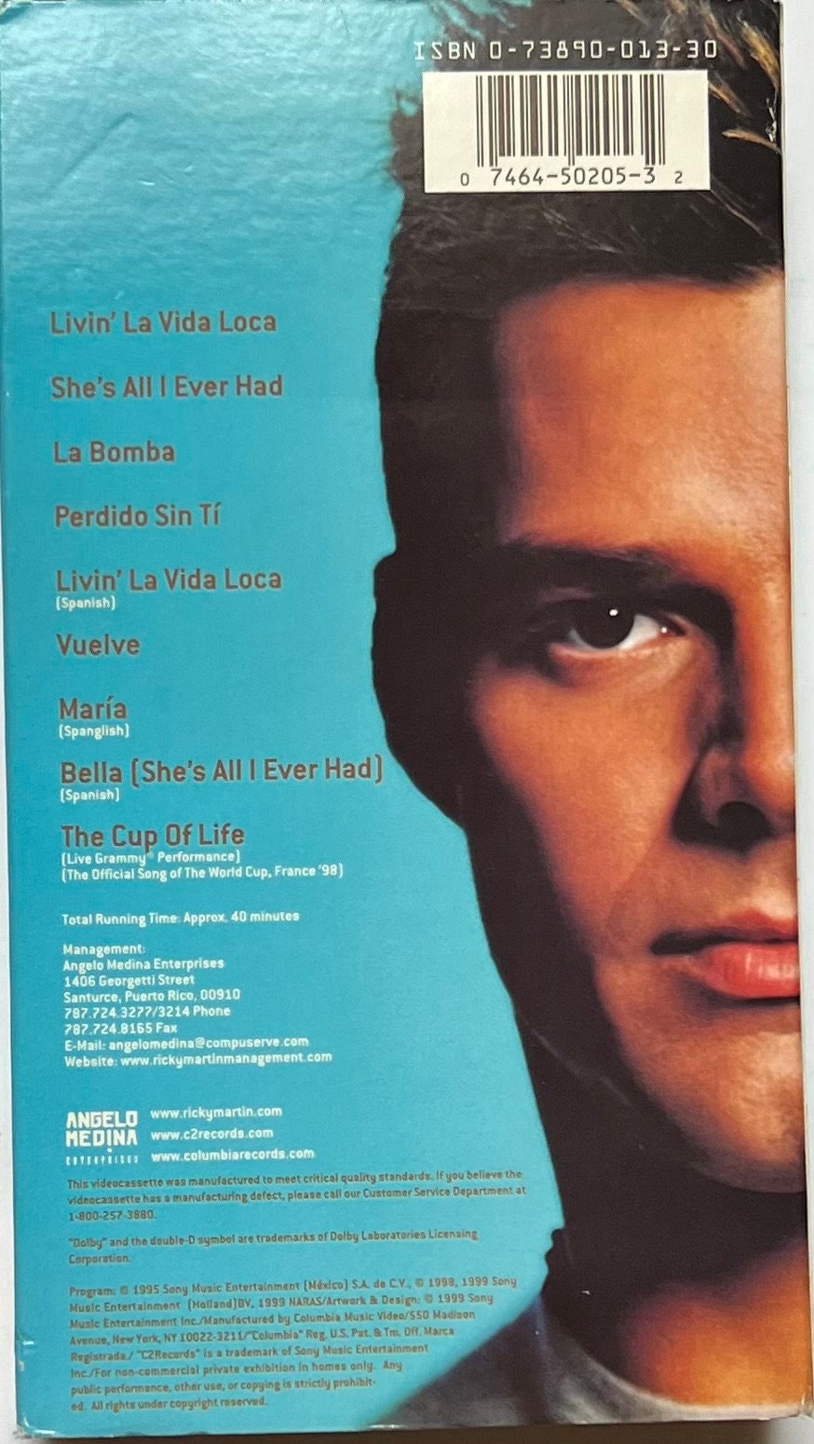 Ricky Martin the Video Collection vhs - Etsy