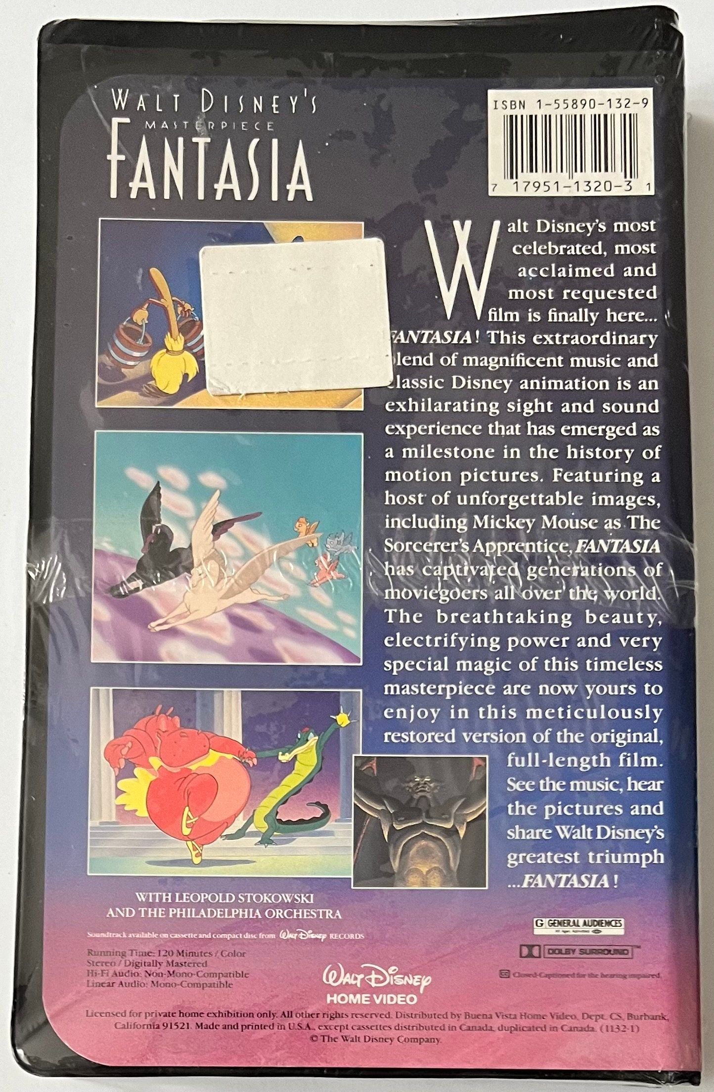 Fantasia VHS Sealed - Etsy