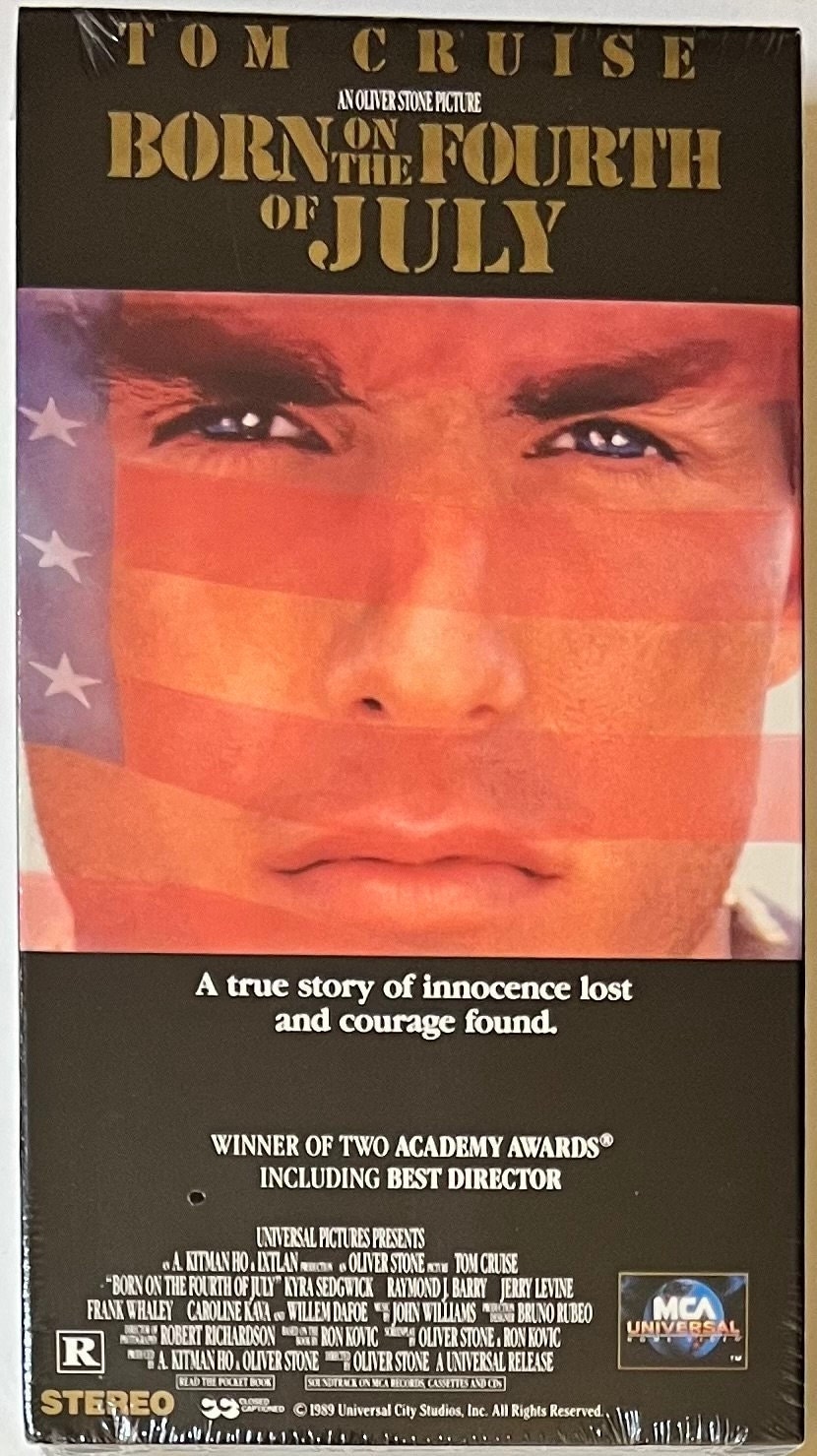 Born on the Fourth of July (vhs) Sealed - Etsy