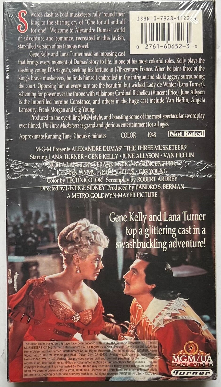 The Three Musketeers vhs Sealed - Etsy