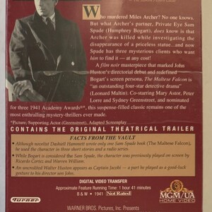 The Maltese Falcon (VHS) Sealed - Etsy