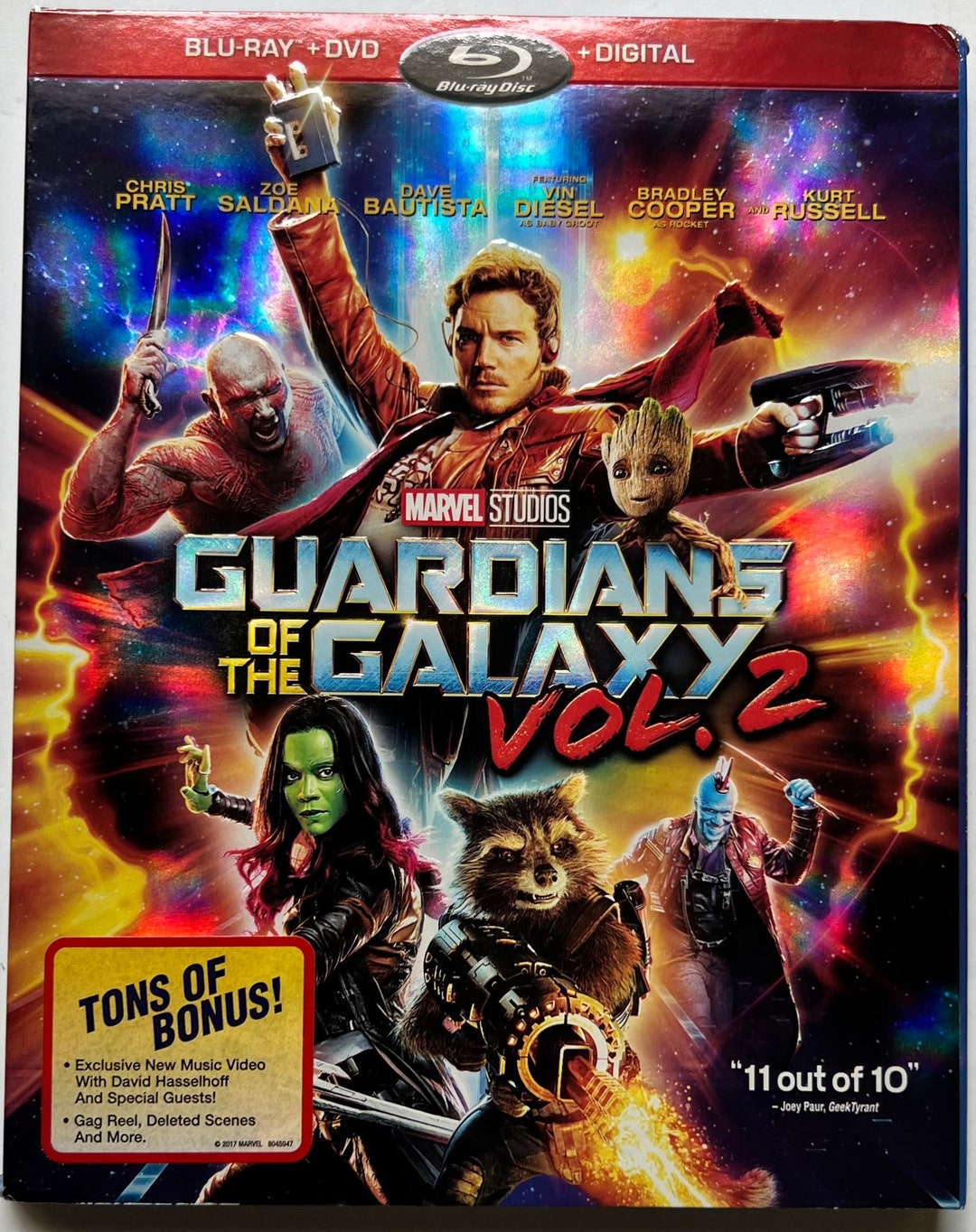 Guardians of the Galaxy: Volume 2 (blu-ray + Dvd) - Etsy