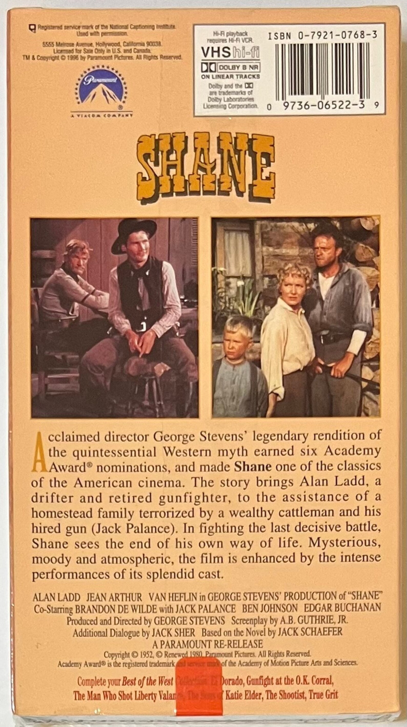 Shane vhs Sealed - Etsy
