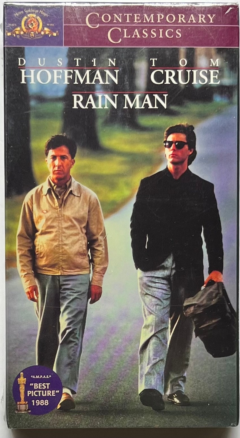 Rain Man (vhs) Sealed - Etsy