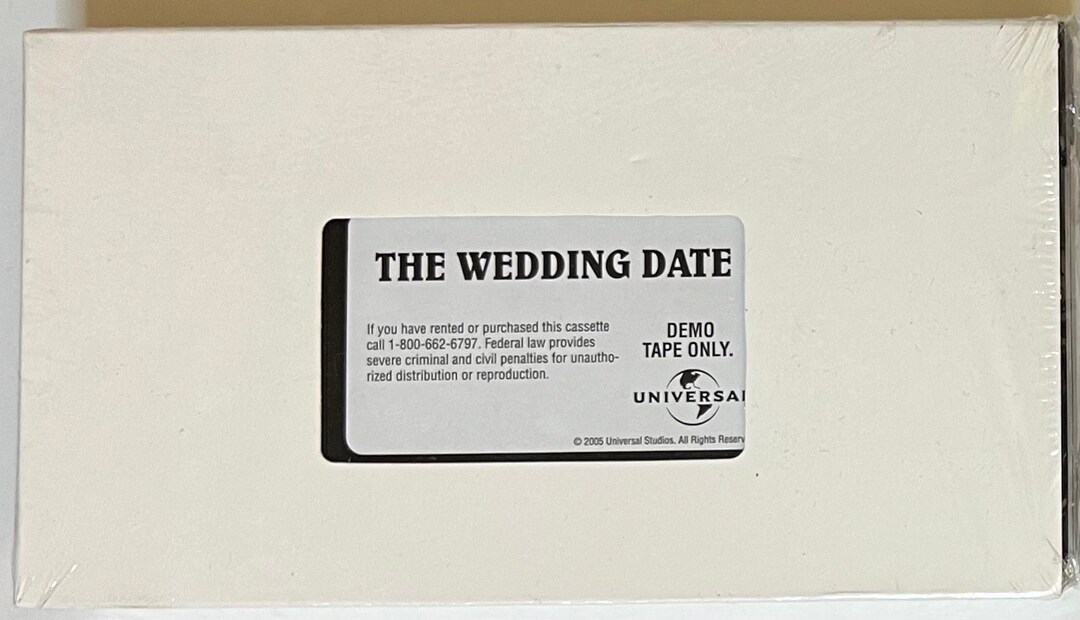 The Wedding Date vhs Sealed - Etsy
