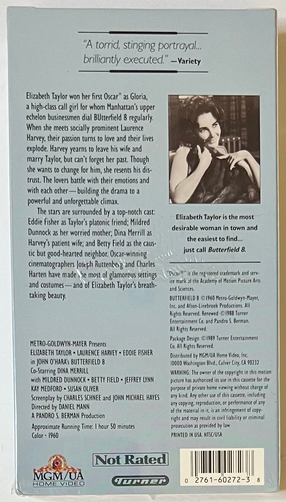 Butterfield 8 vhs Sealed - Etsy