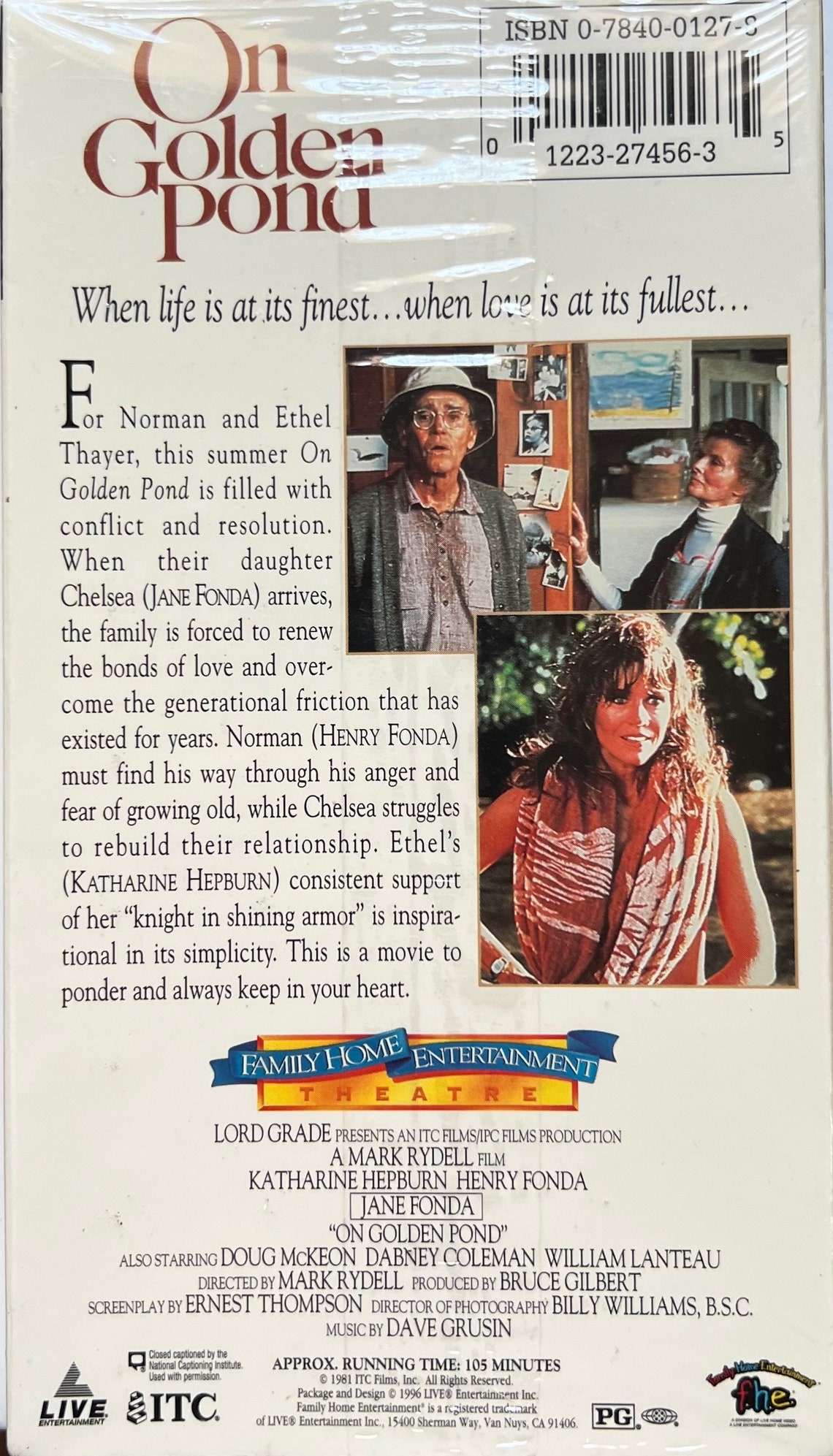 On Golden Pond (vhs) Sealed - Etsy