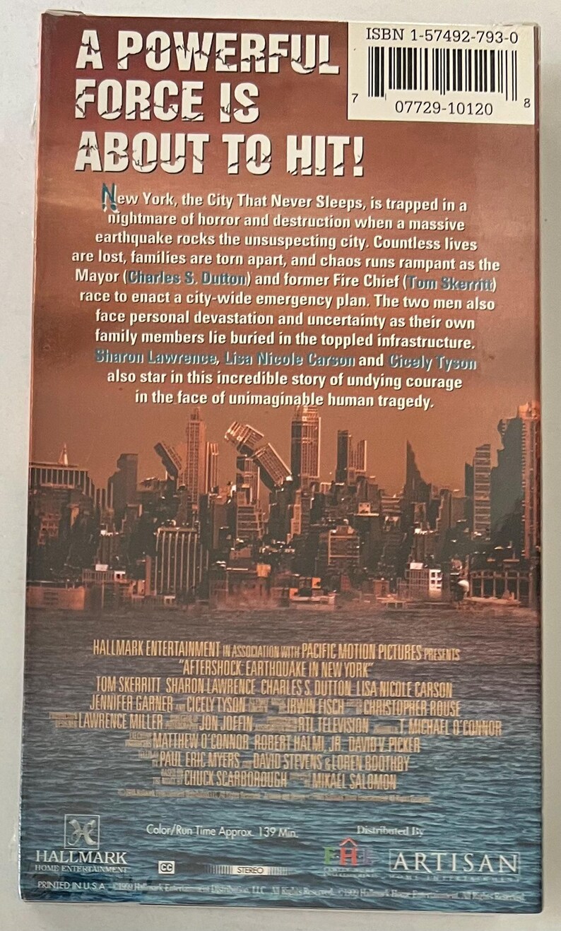 Aftershock - Earthquake in New York (VHS) Sealed - Etsy