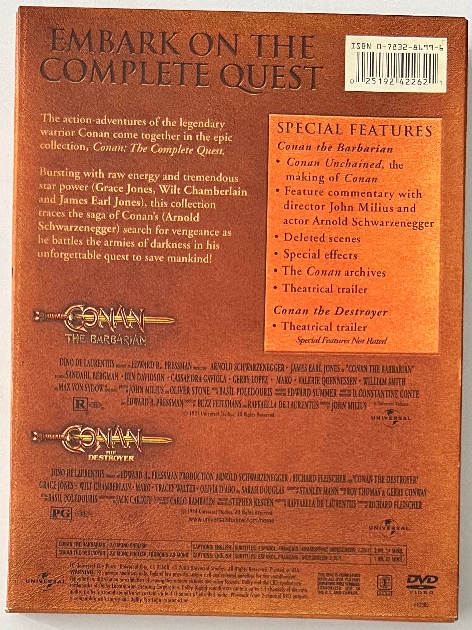 Conan - the Complete Quest (DVD) - Etsy