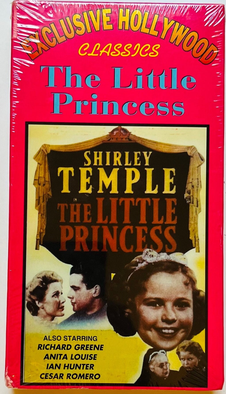 The Little Princess - Shirley Temple (vhs) Sealed - Etsy