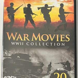 War Movies WWII Collection 20 Movie Pack DVD - Etsy