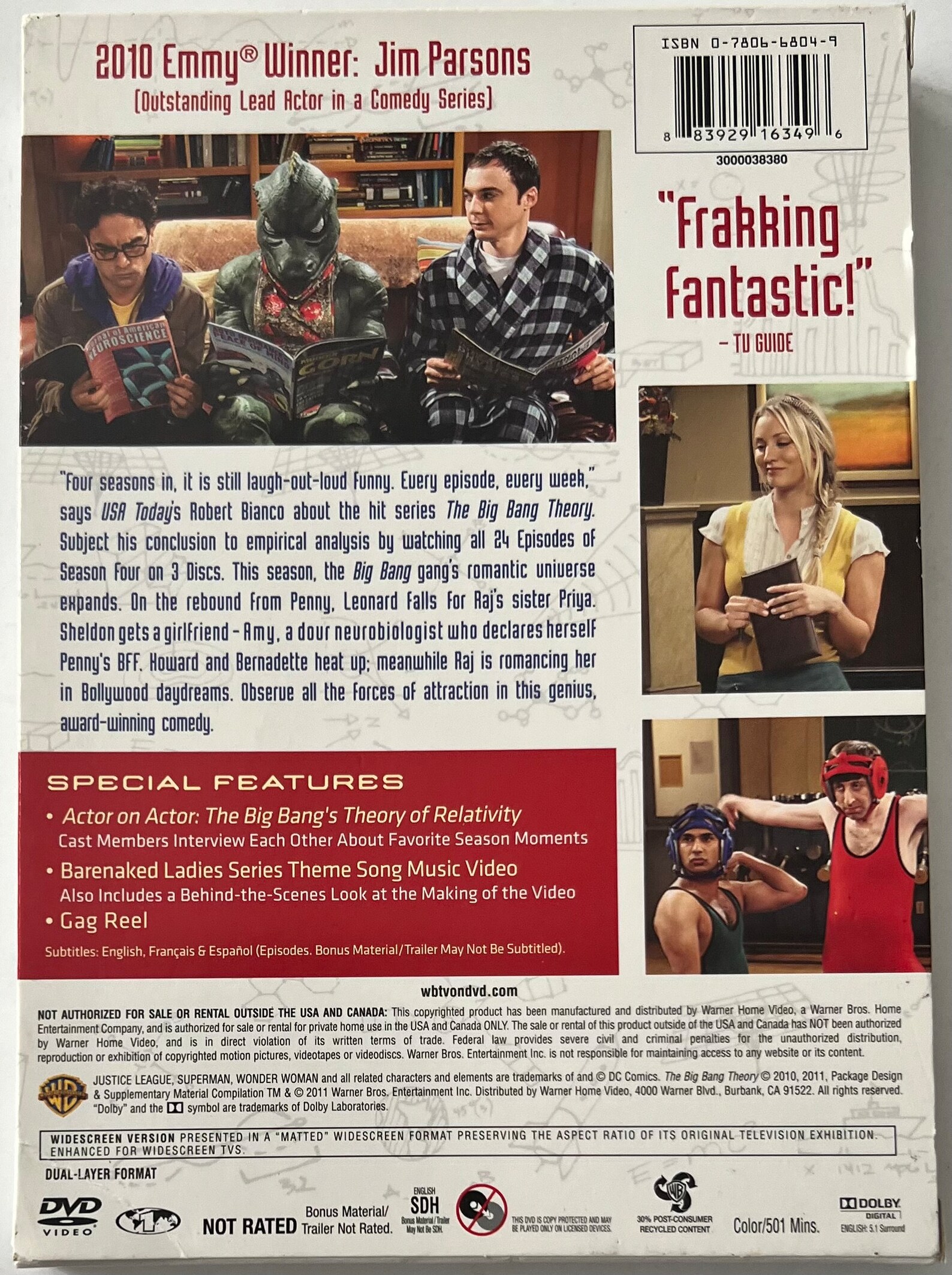 The Big Bang Theory - Season 4 (DVD) - Etsy