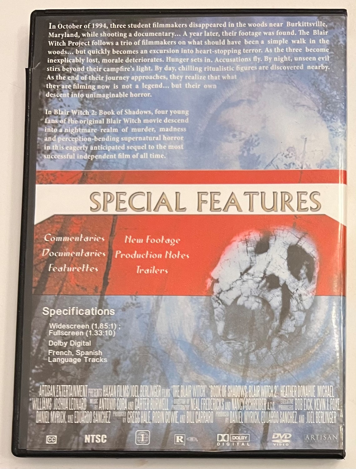 The Blair Witch Project, Book of Shadows (DVD) - Etsy