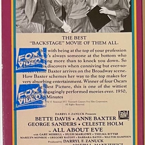 All About Eve (vhs) Sealed - Etsy