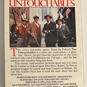 The Untouchables (VHS) Sealed - Etsy