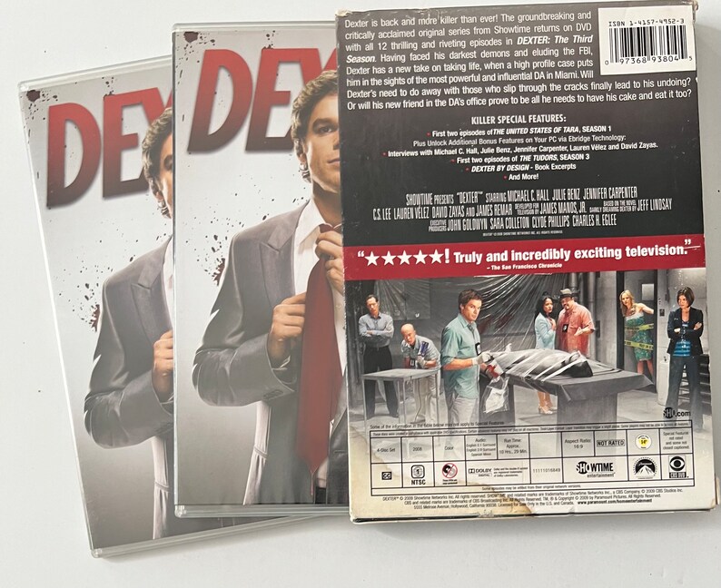 Dexter - Season 3 (DVD) - Etsy