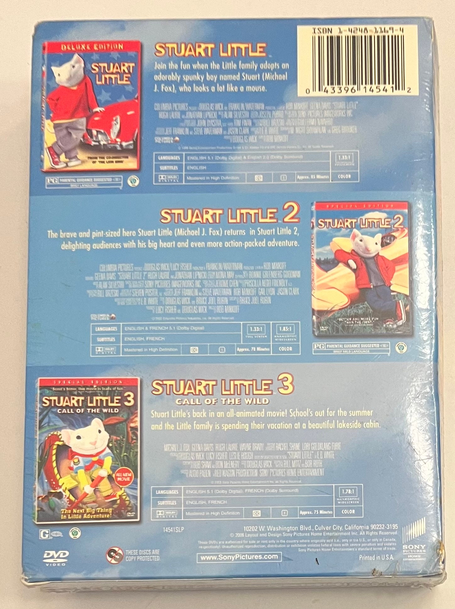 Stuart Little Movie Collection DVD Sealed - Etsy