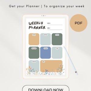 To Do List | Weekly Digital Planner | Digital Planner | Daily Checklist ...
