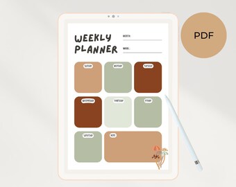 To Do List | Weekly Digital Planner | Digital Planner | Daily Checklist ...