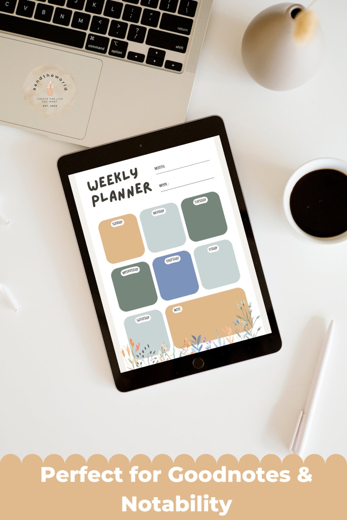 To Do List | Weekly Digital Planner | Digital Planner | Daily Checklist ...