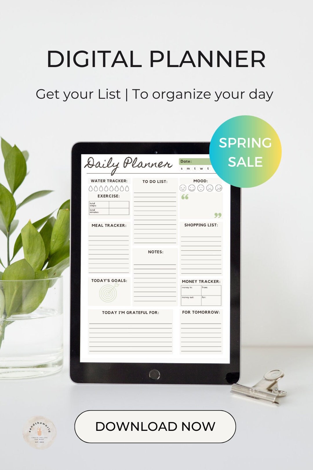 Digital to Do List Goodnotes Template, iPad Planner, Digital Planner ...