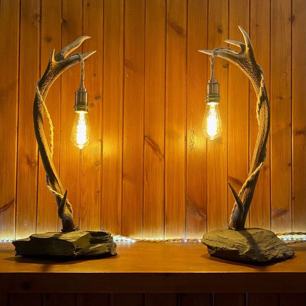 Stag Lamp - Etsy UK