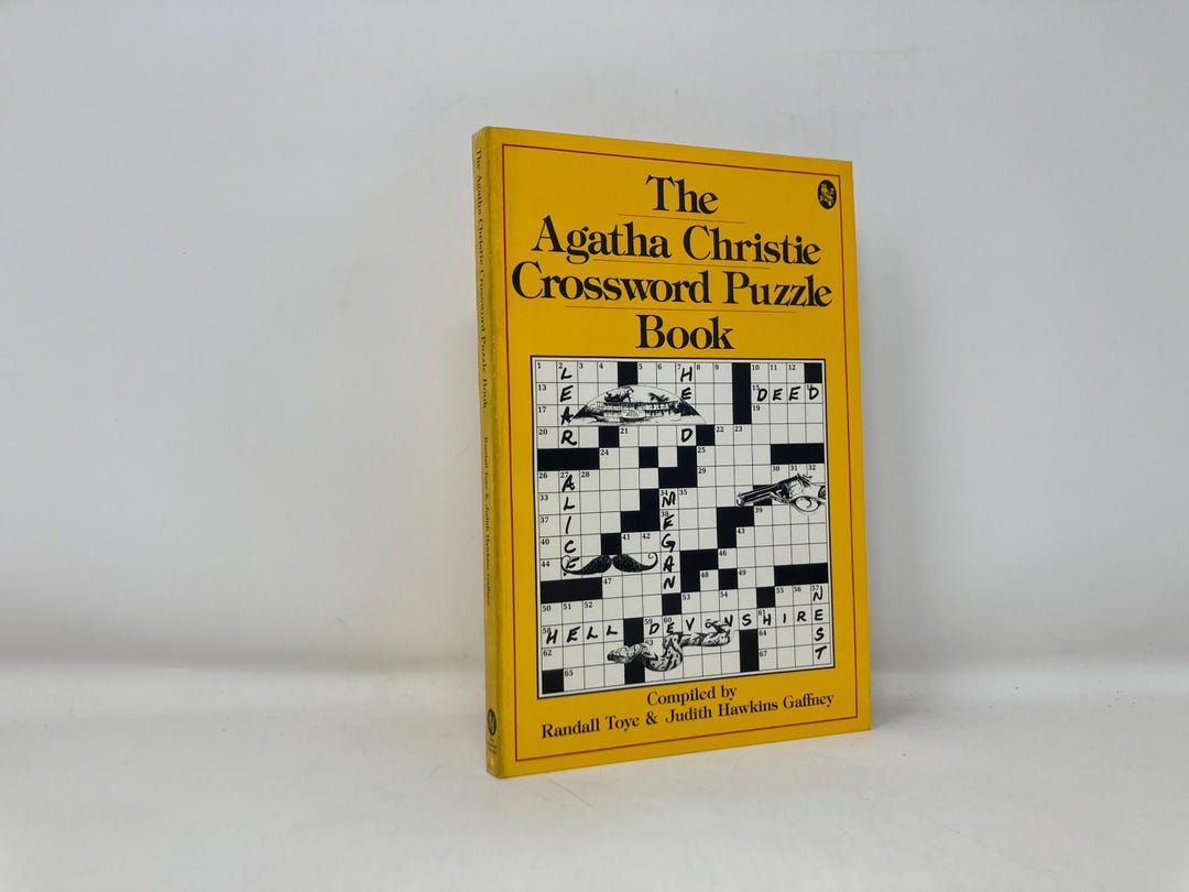 Agatha Christie Crossword Puzzle Book by Randall Toye HC Hardcover ...