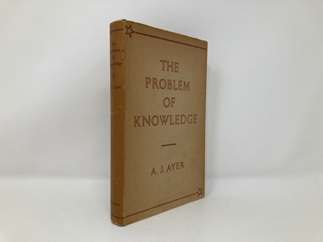 The Problem of Knowledge by A.J. Ayer HC Hardcover 1st First VG Very ...