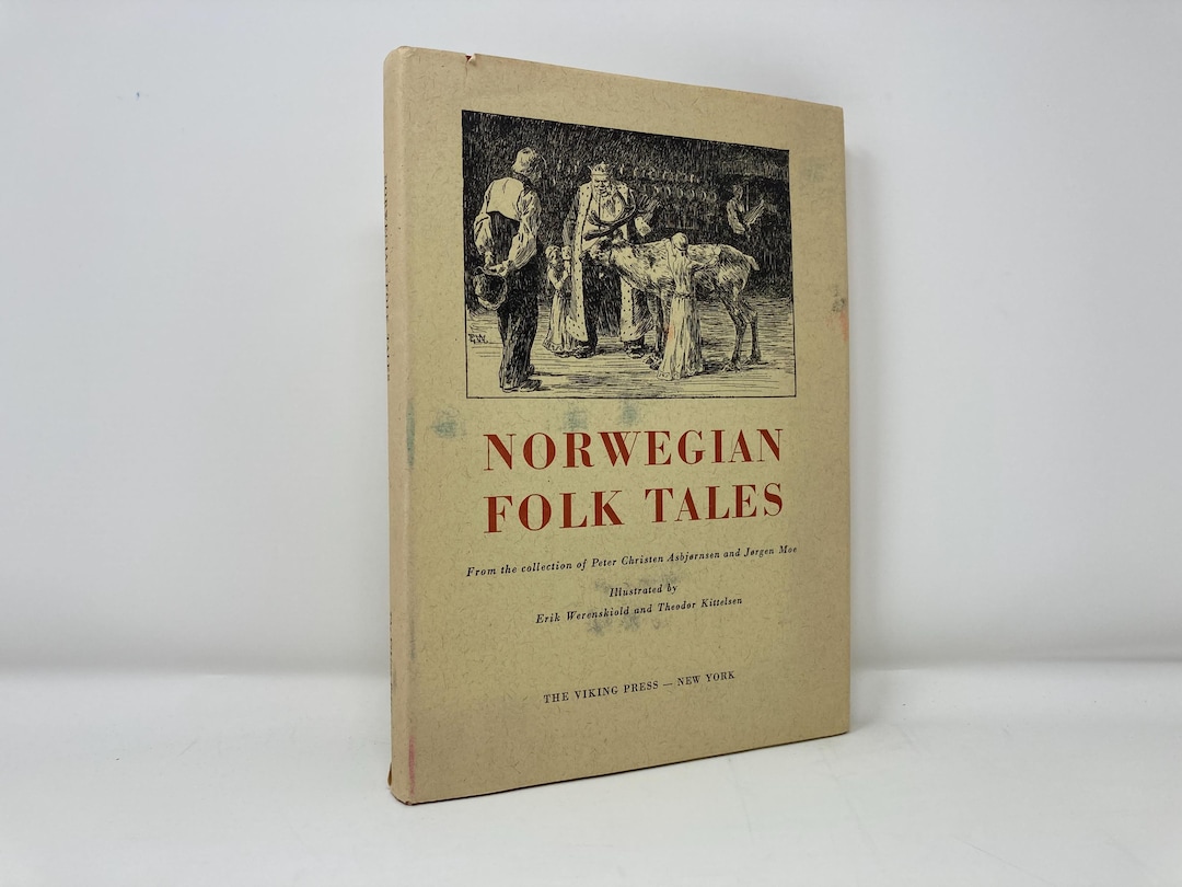 Norwegian Folk Tales by Jorgen Moe HC Hardcover 1st First VG Very Good ...