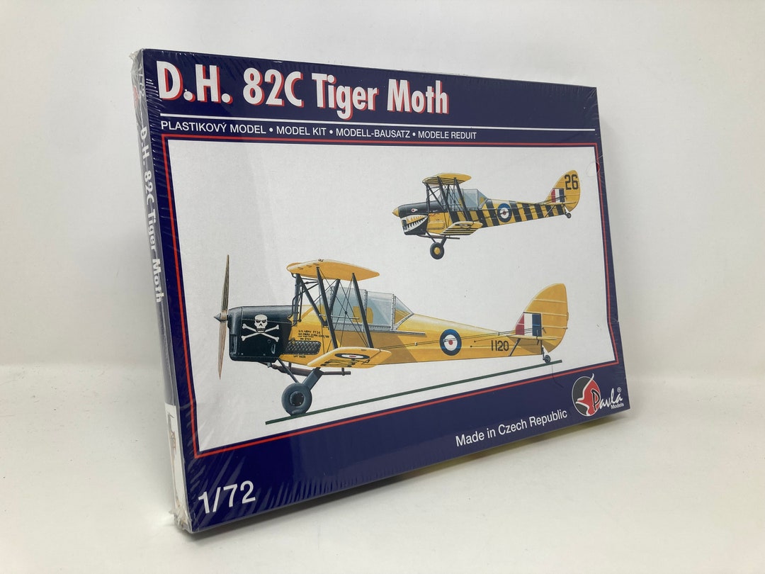 Pavla D.H. 82C Tiger Moth 1/72 Scale Model Kit New in Box 143102 - Etsy