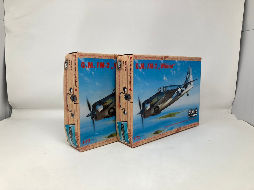 Set of 2 Sword G.M. FM-2 wildcat 1/72 Scale Model Kits 145777 NIB - Etsy