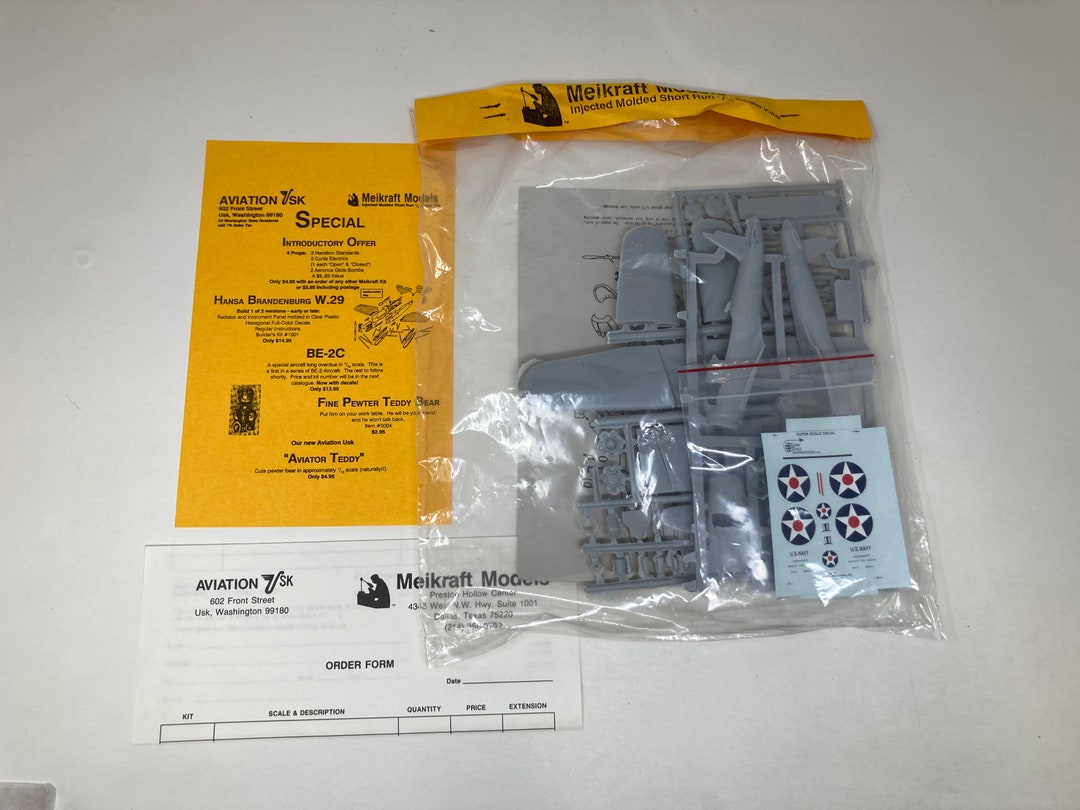 Meikraft Models Vought SB2U Vindicator Injection Molded Short Run 1/72 ...