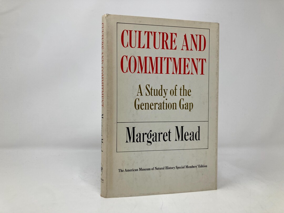 Culture and Commitment by Margaret Mead HC Hardcover 1st First VG Very ...