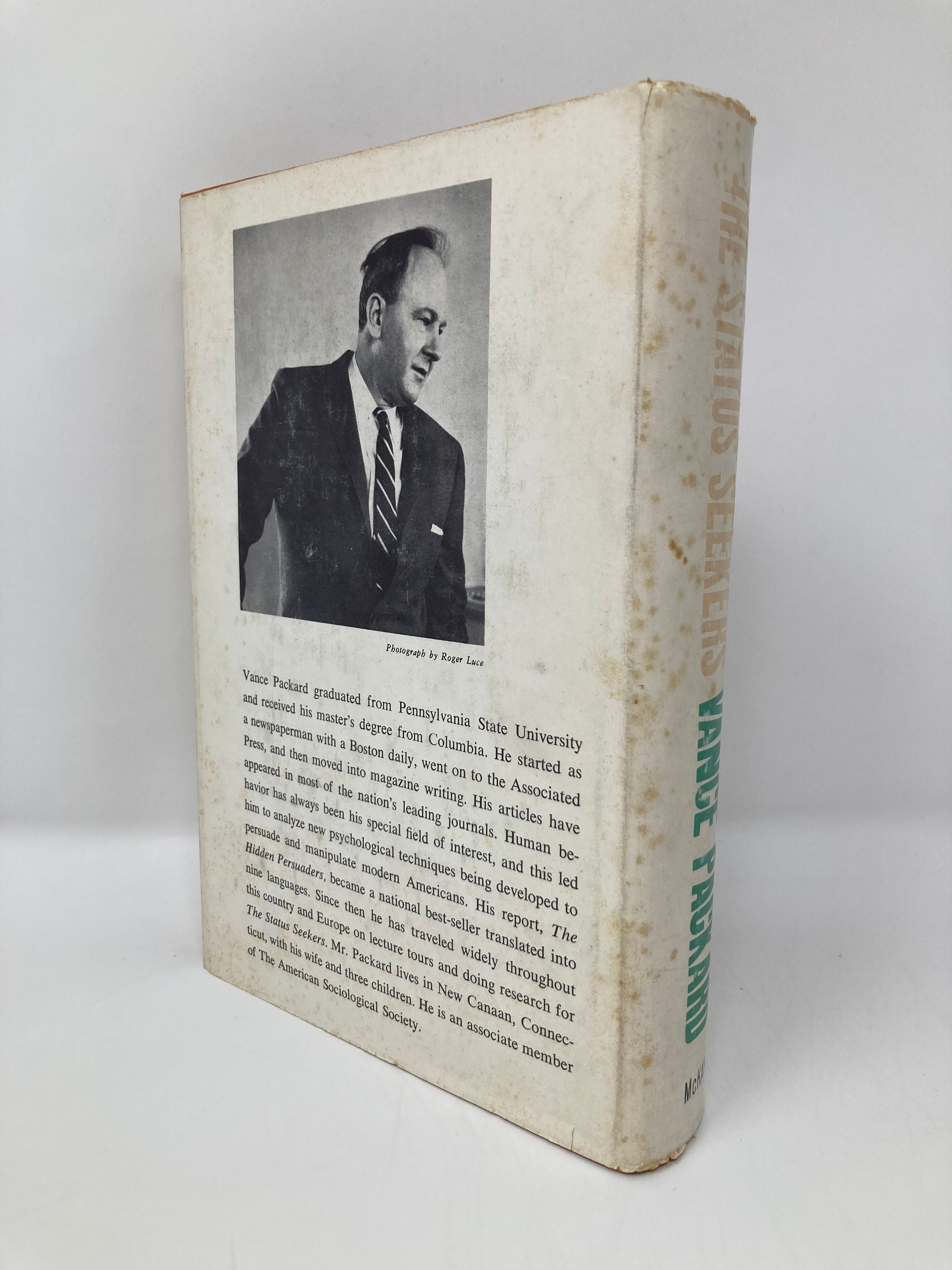 The Status Seekers by Vance Packard HC Hardcover 1st First VG Very Good ...