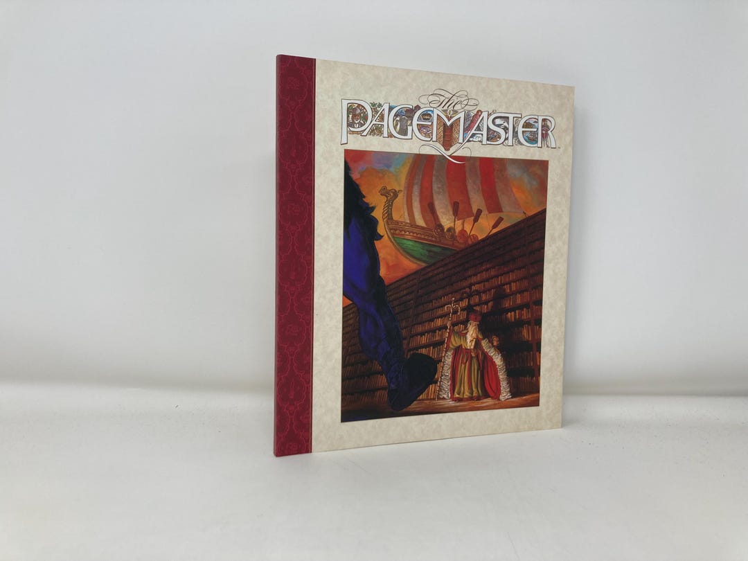 Pagemaster by David Kirschner and Ernie Conteras PB Paperback First 1st ...