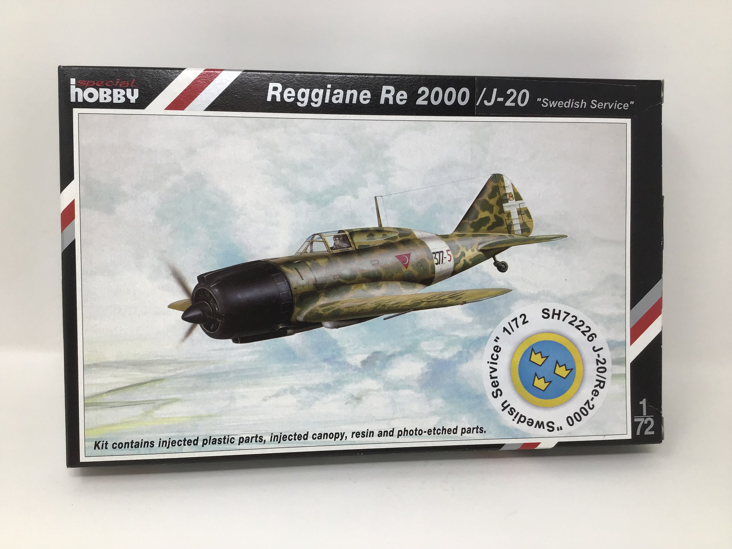 Special Hobby Reggiane Re 2000 / J-20 swedish Service 1/72 Scale MK New in Box 131361 - Etsy