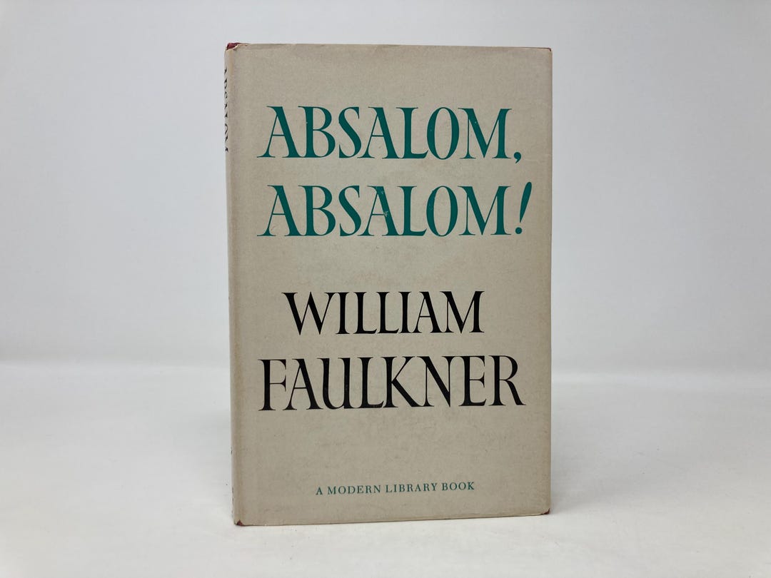 Absalom, Absalom by William Faulkner HC Hardcover First Thus Very Good ...