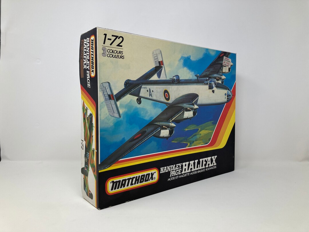 Matchbox Handley Page Halifax 1/72 Scale Model Kit New in Box 138182 - Etsy