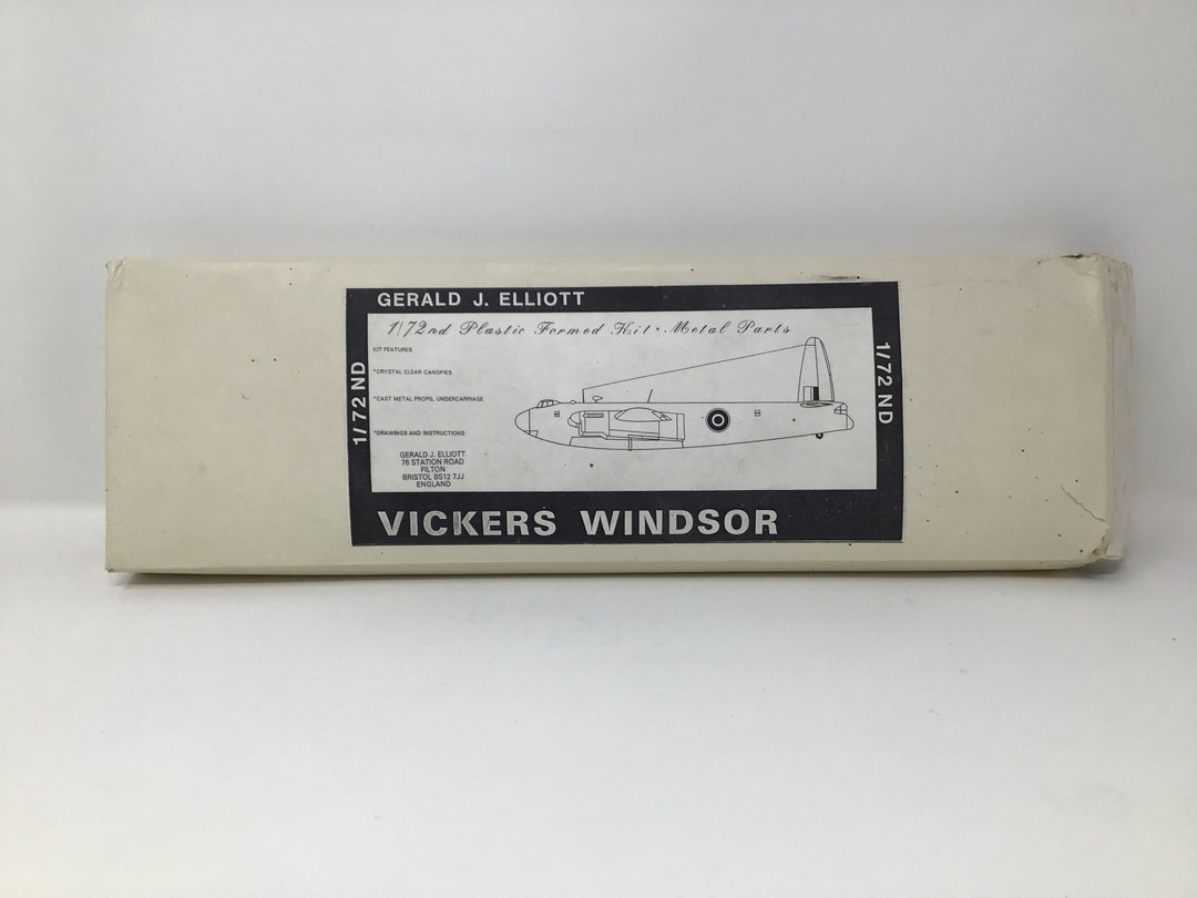 Vickers Windsor 1/72 Scale Model Kit New in Box 131295 - Etsy