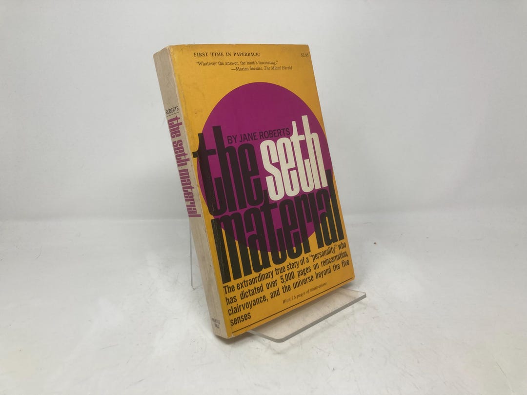 The Seth Material by Jane Roberts HC Hardcover First Thus Very Good ...