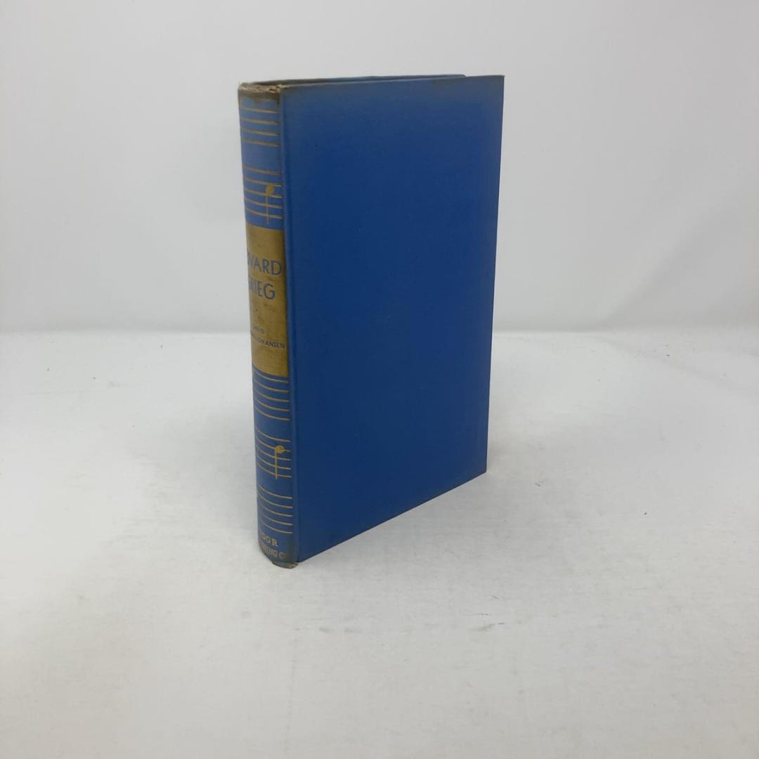 Edvard Grieg by Madge Robertson PB First Edition Paperback Very Good ...